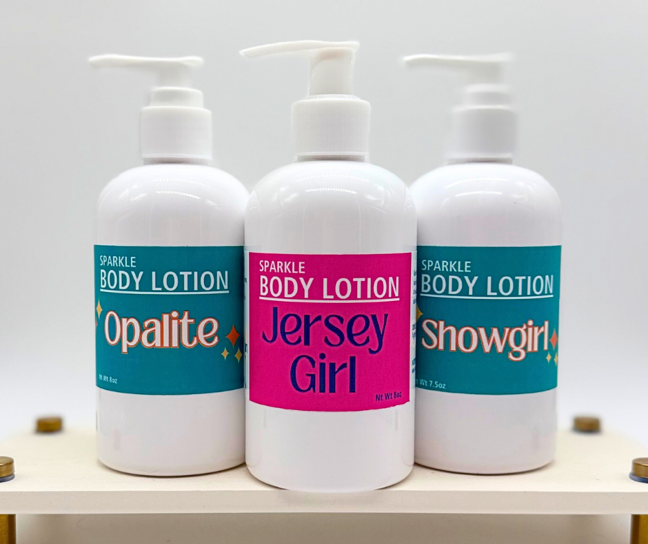 LIGHTWEIGHT SPARKLE BODY LOTION – Pink Pelican Soap Company